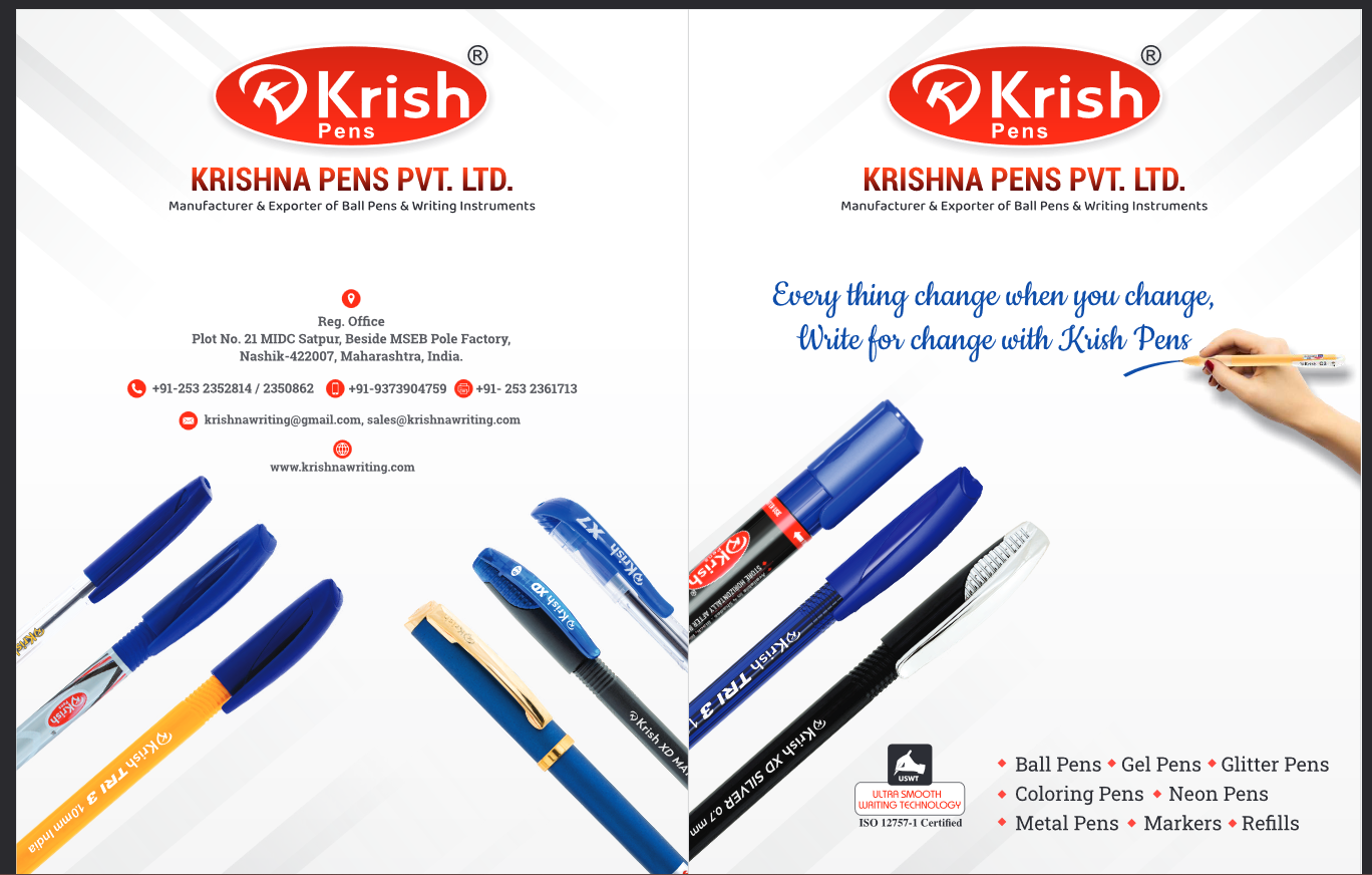 Download Brochure – The Home of Krish & Stylish Pens